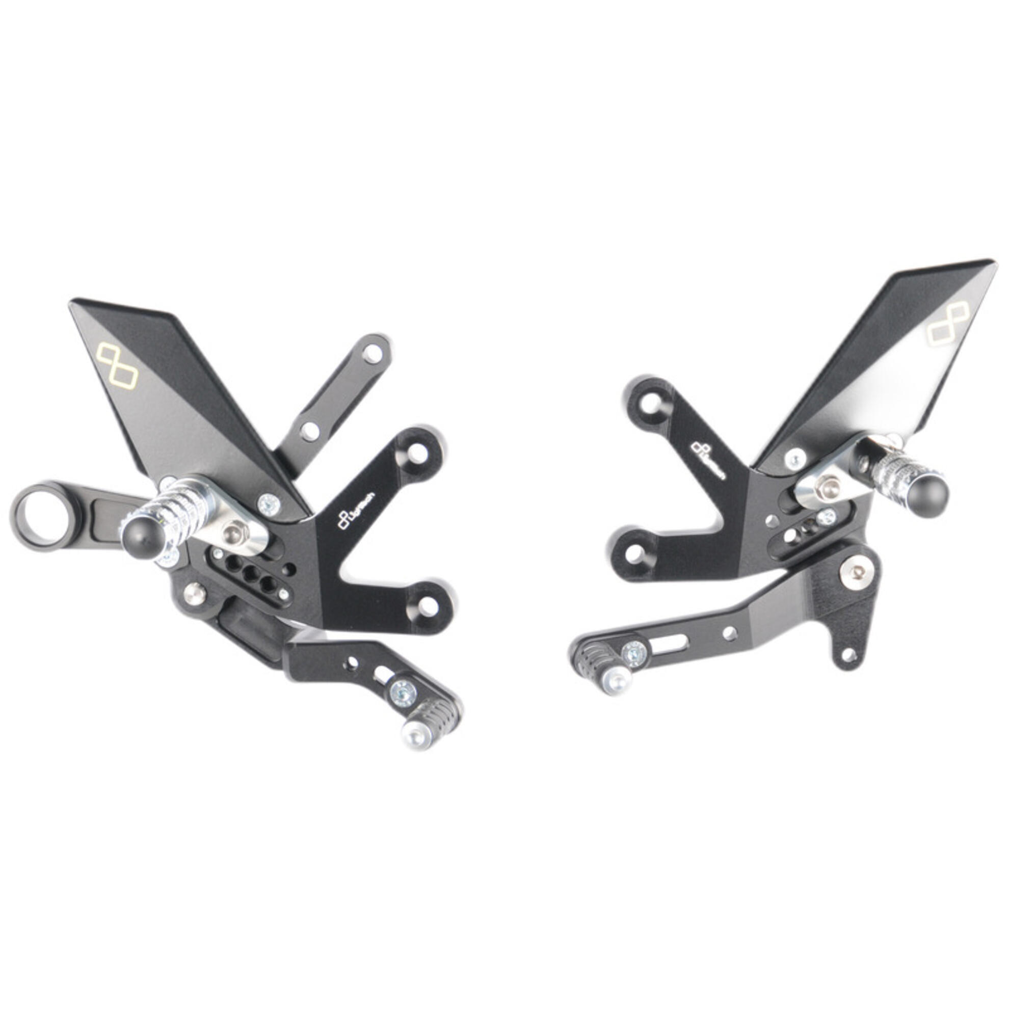 Adjustable Rear Sets With Fixed Foot Pegs for Suzuki | Lightech